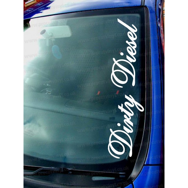 Dirty Diesel Car Window Bumper Sticker Decal
