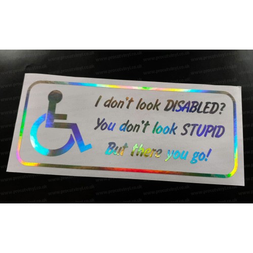 Disabled Car Stickers