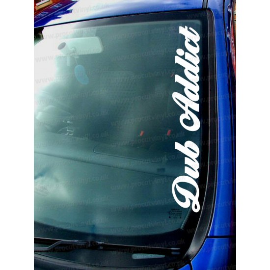 Dub Addict Car Window Bumper Sticker Decal