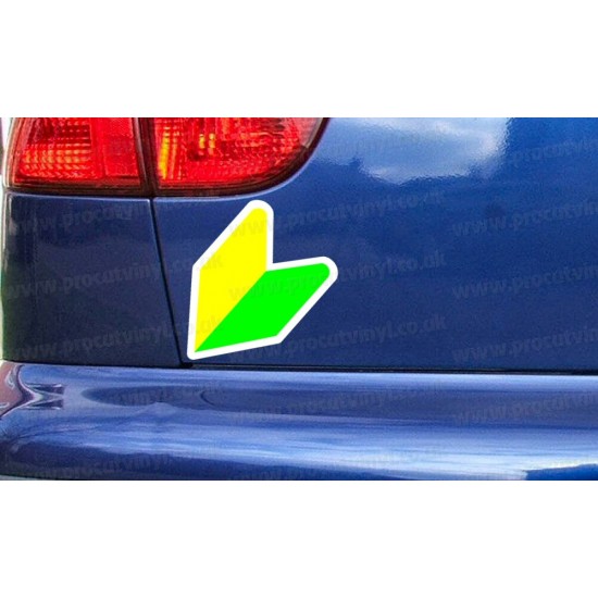 JDM Wakaba Leaf Car Window Bumper Sticker Decal