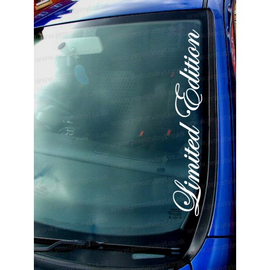 Limited Edition Car Window Bumper Sticker Decal