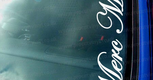 Merc Mafia Car Window Bumper Sticker Decal