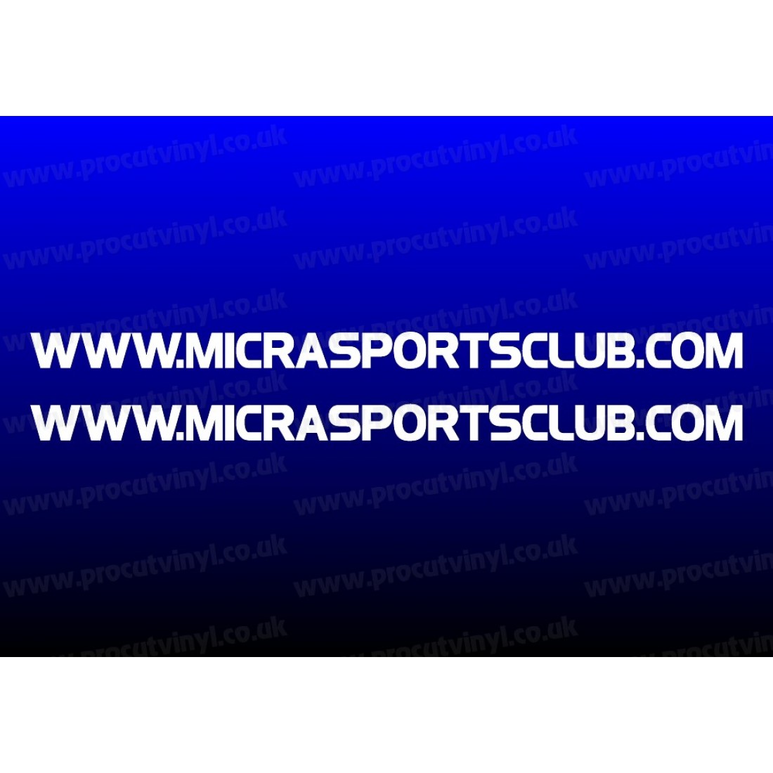 Micra Sports Club www.micrasportsclub.com x2 Stickers Car Bumper Window ...