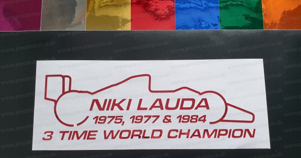 Niki Lauda RIP Memorial Fan Tribute Formula 1 F1 Legend 3 Time World ...