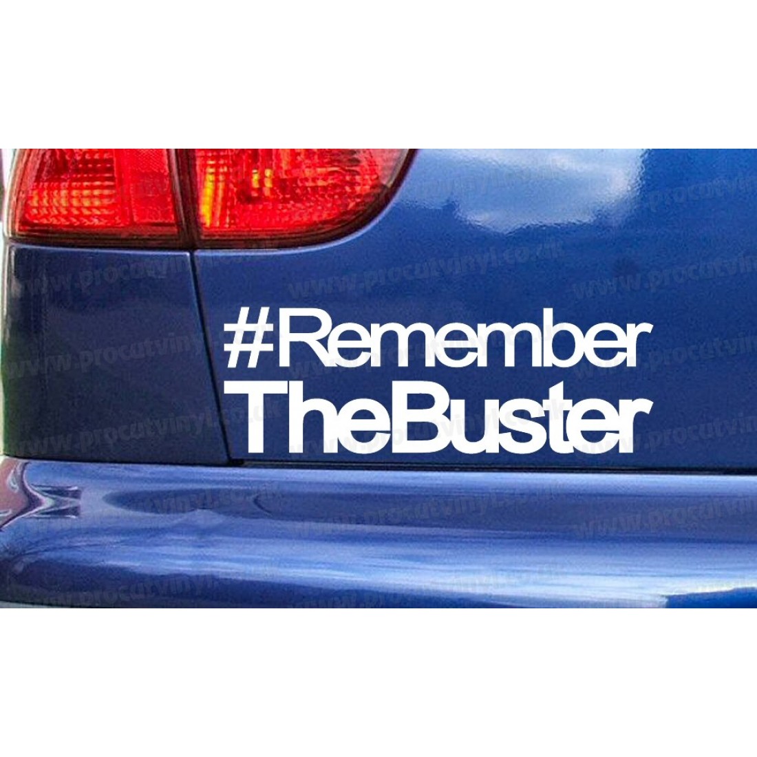 #Remember The Buster Paul Walker Car Window Bumper Sticker Decal