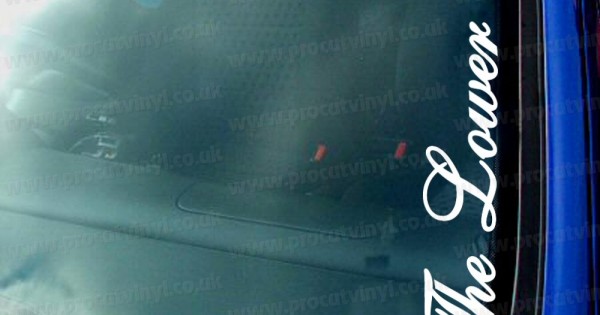 The Lower Class Car Window Bumper Sticker Decal