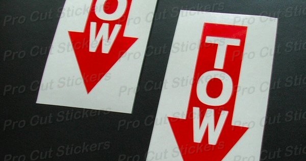 TOW Stickers