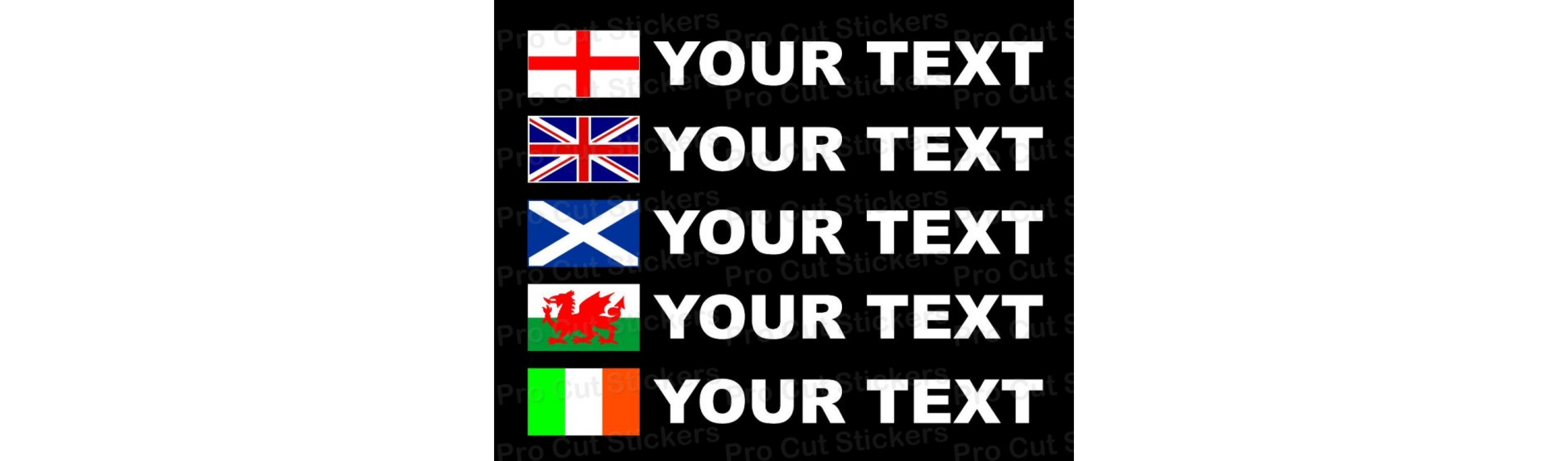 Rally Tag Name Stickers